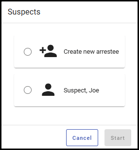 Arrest Report - Creating an Arrest Report